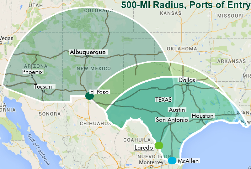 CBRE Research | Record border crossings are big business for Texas ...