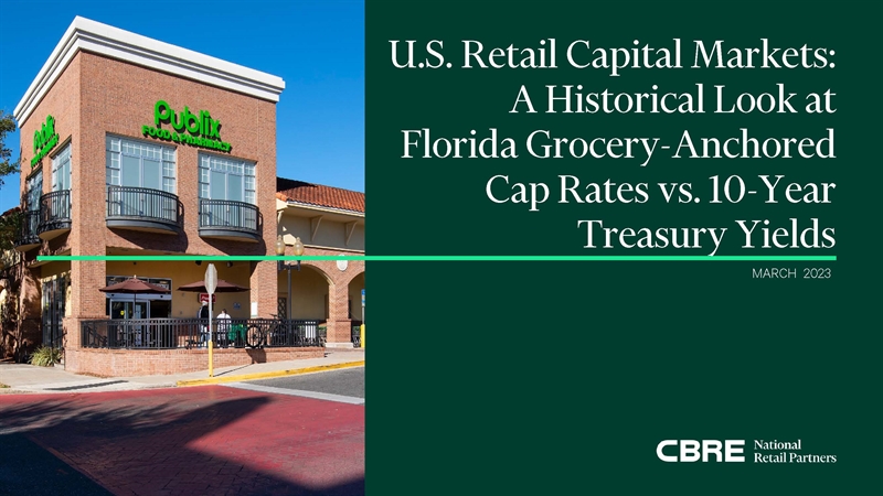 A Historical Look at Florida Grocery-Anchored Shopping Center Cap Rates